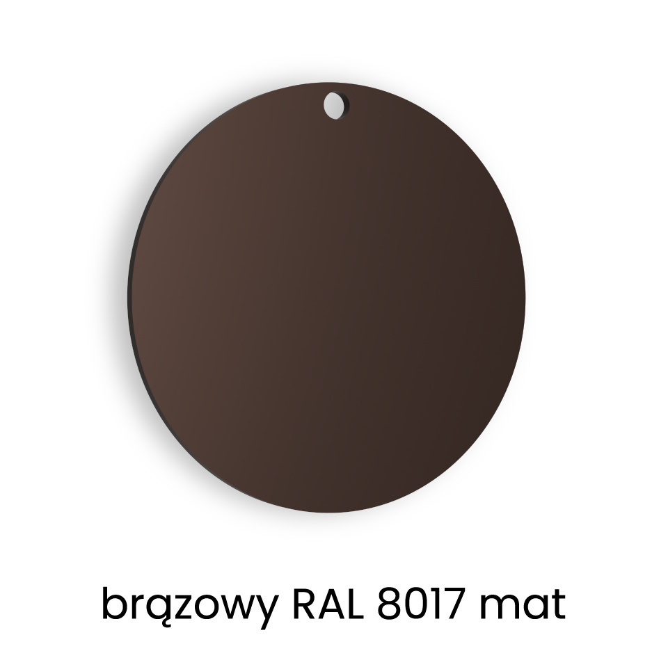 Próbka kolor brązowy RAL 8017 mat > Slavica Design